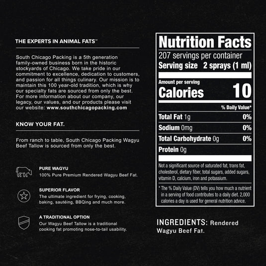 Wagyu Beef Tallow Spray – South Chicago Packing