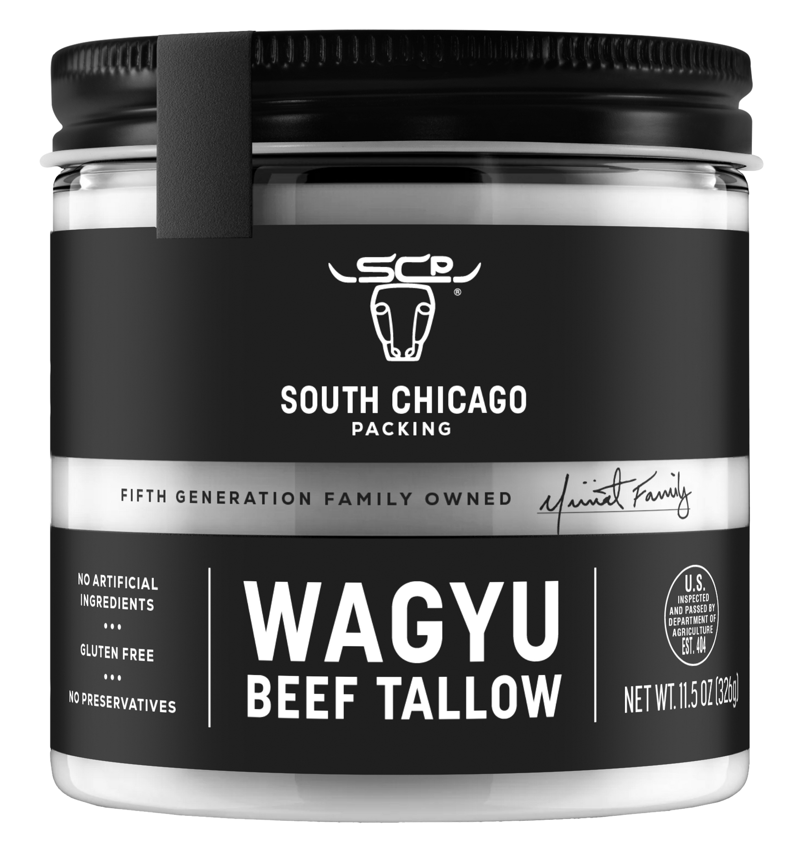 Wagyu Beef Tallow Glass Jar – South Chicago Packing
