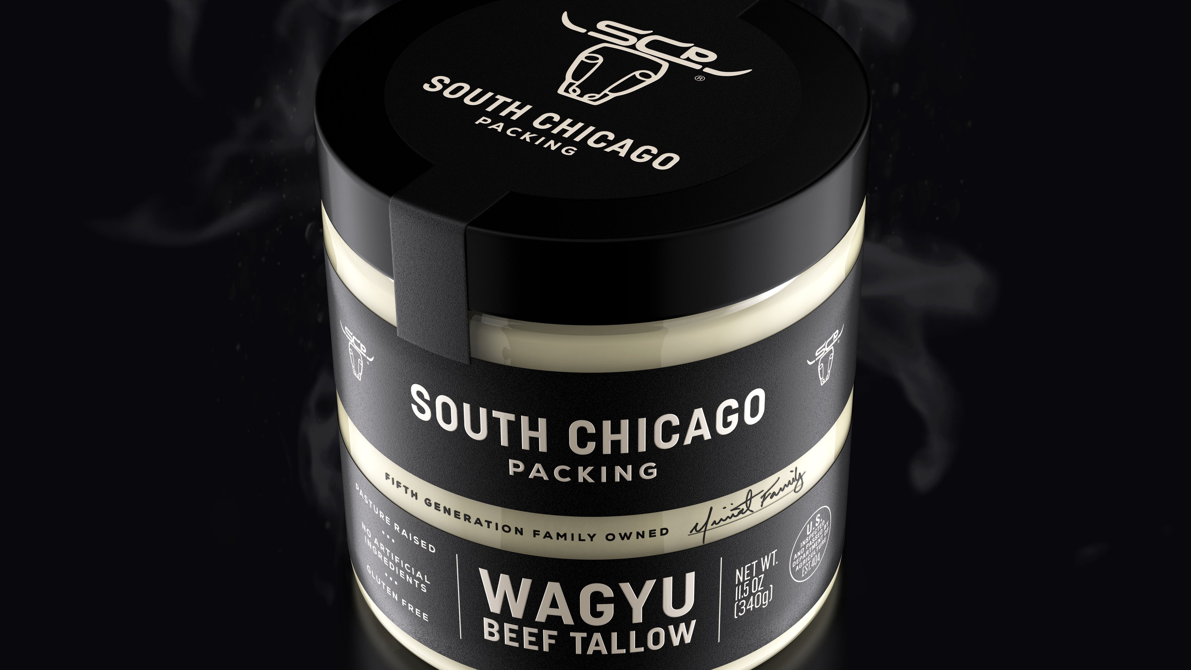 Wagyu Beef Tallow Glass Jar – South Chicago Packing