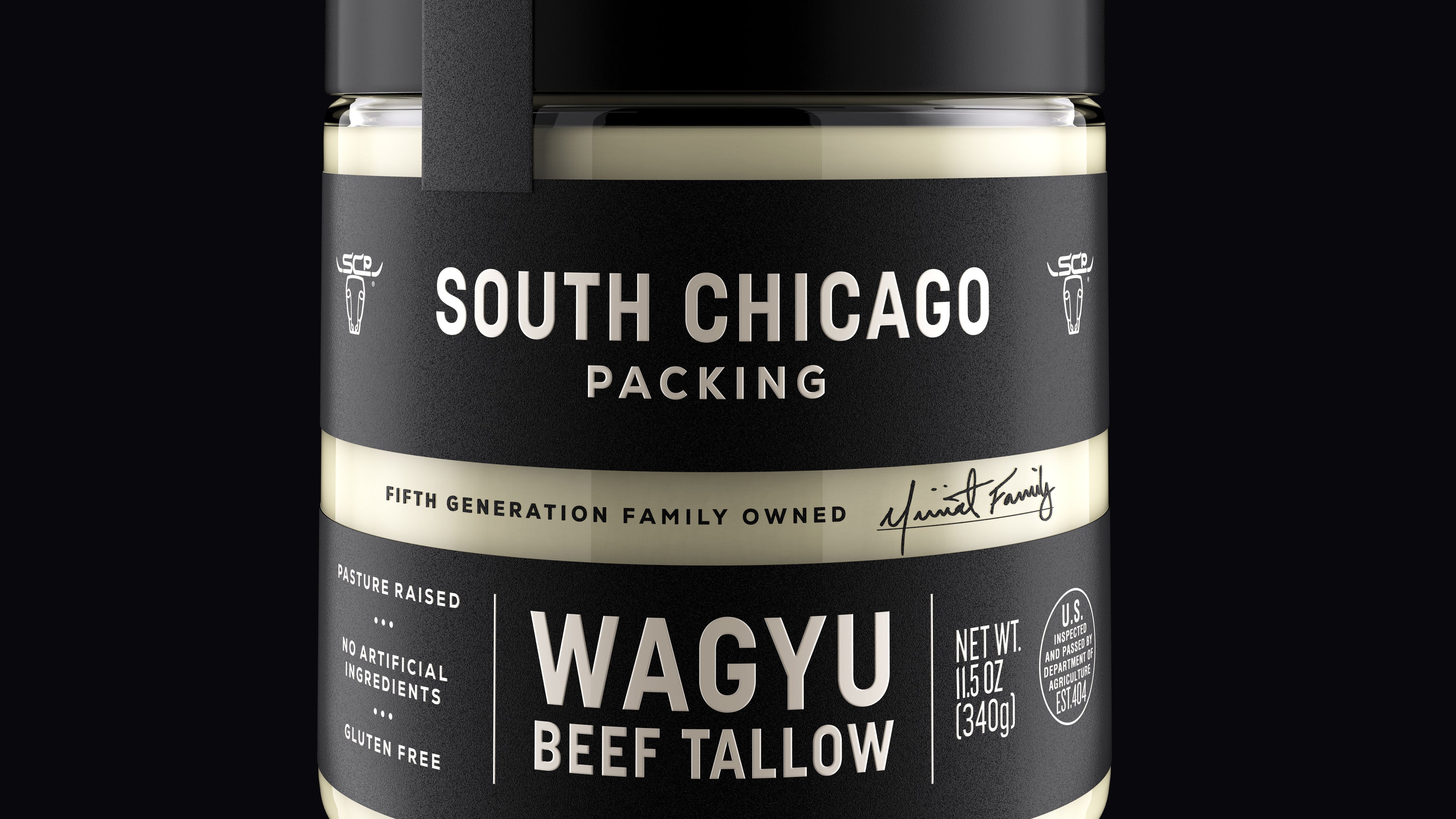 Wagyu Beef Tallow Glass Jar – South Chicago Packing