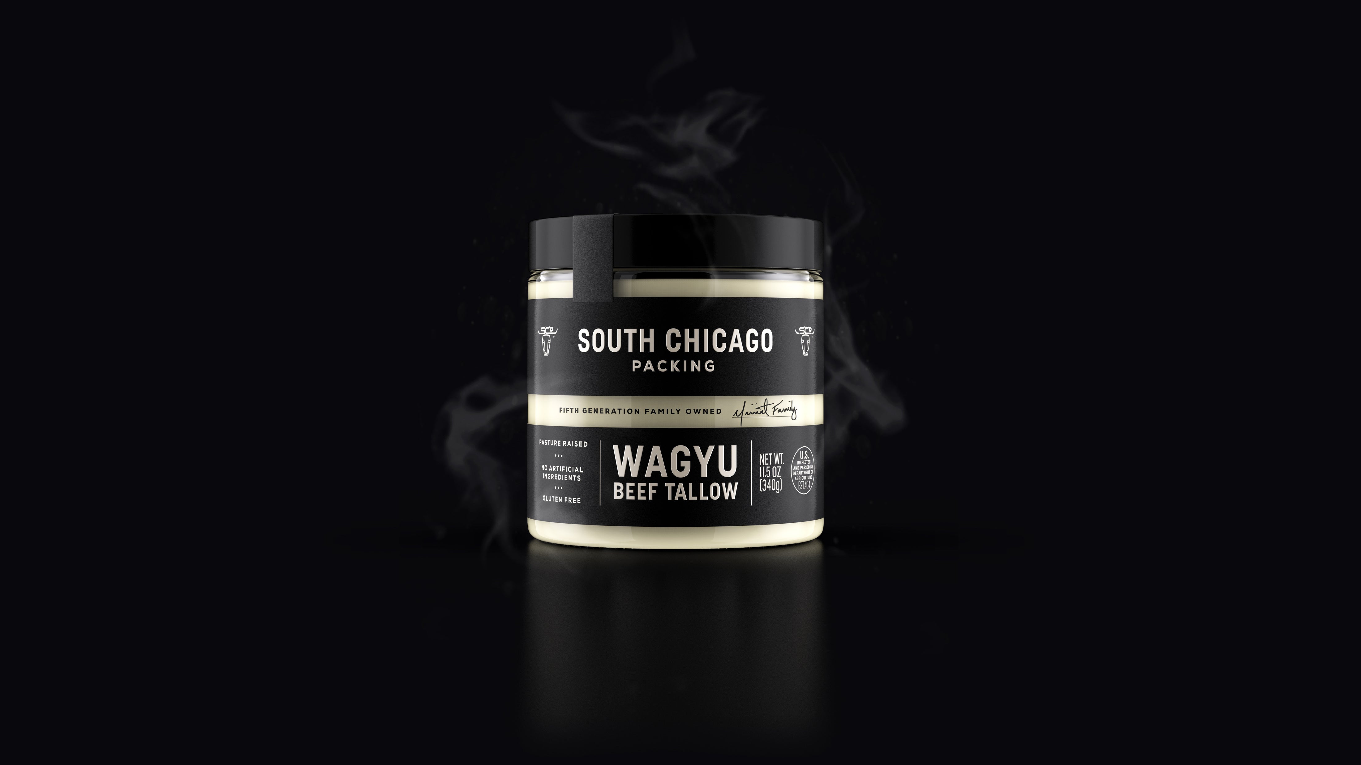 Wagyu Beef Tallow Glass Jar – South Chicago Packing