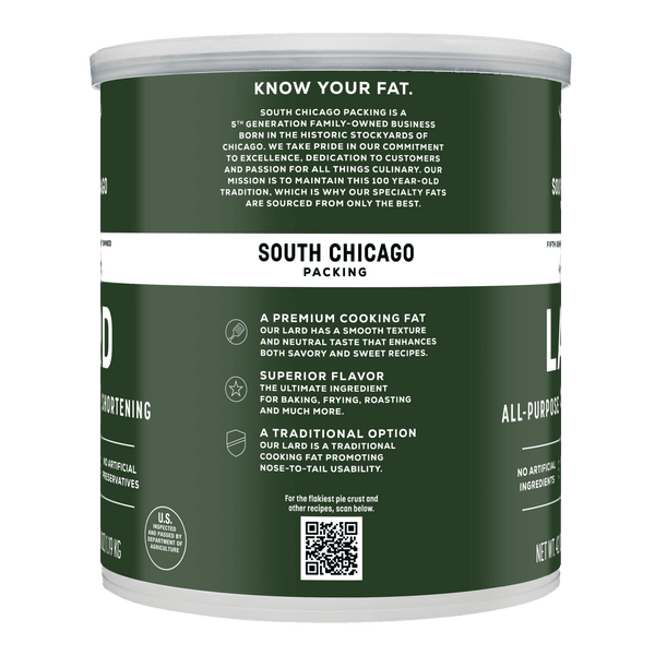 Lard Shortening – All-Purpose Baking Essential - South Chicago Packing