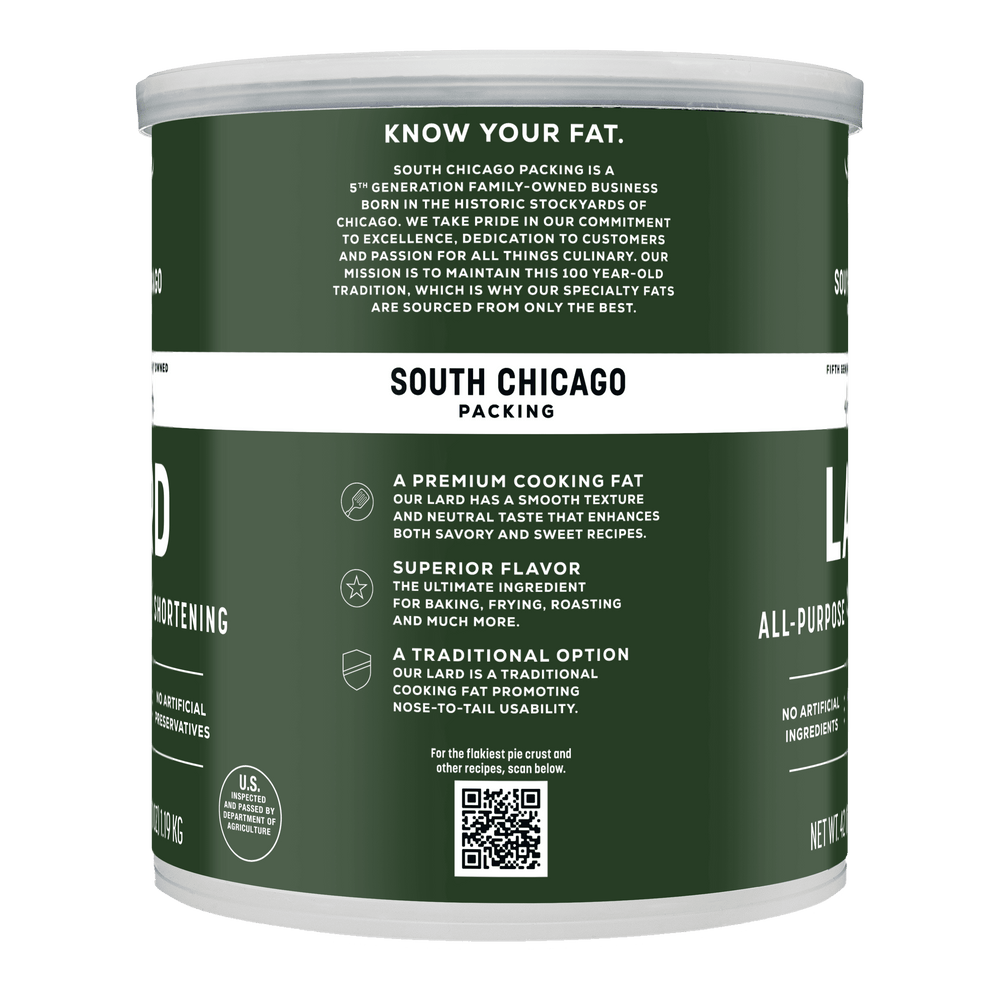 Lard Shortening – All-Purpose Baking Essential - South Chicago Packing